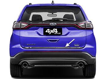 Polished Stainless Steel Tailgate Trim Line - Ford Edge 16 - 4x4Style